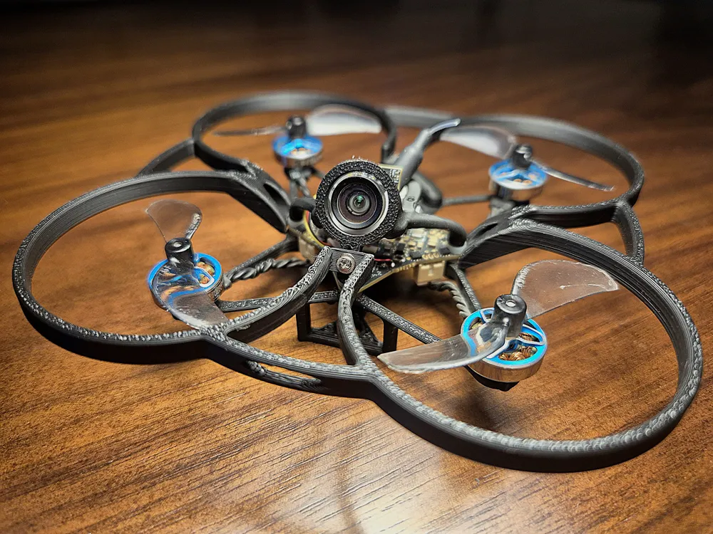 LIGHT small tiny whoop fpv drone frame prop guards - Free 3D Print ...