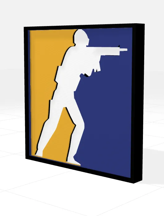 CS2 Counter Strike 2 Shadow Box by tsarrrstudio - MakerWorld