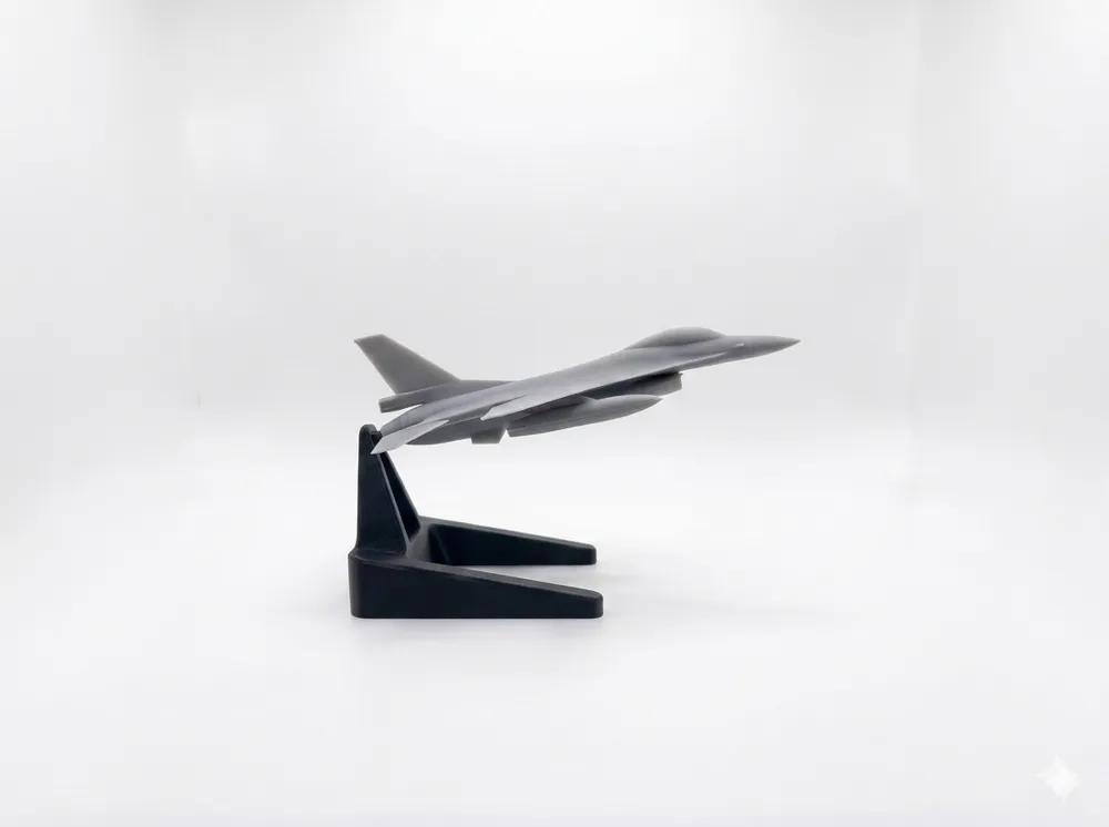 General Dynamics F-16 - with display stand - Free 3D Print Model ...