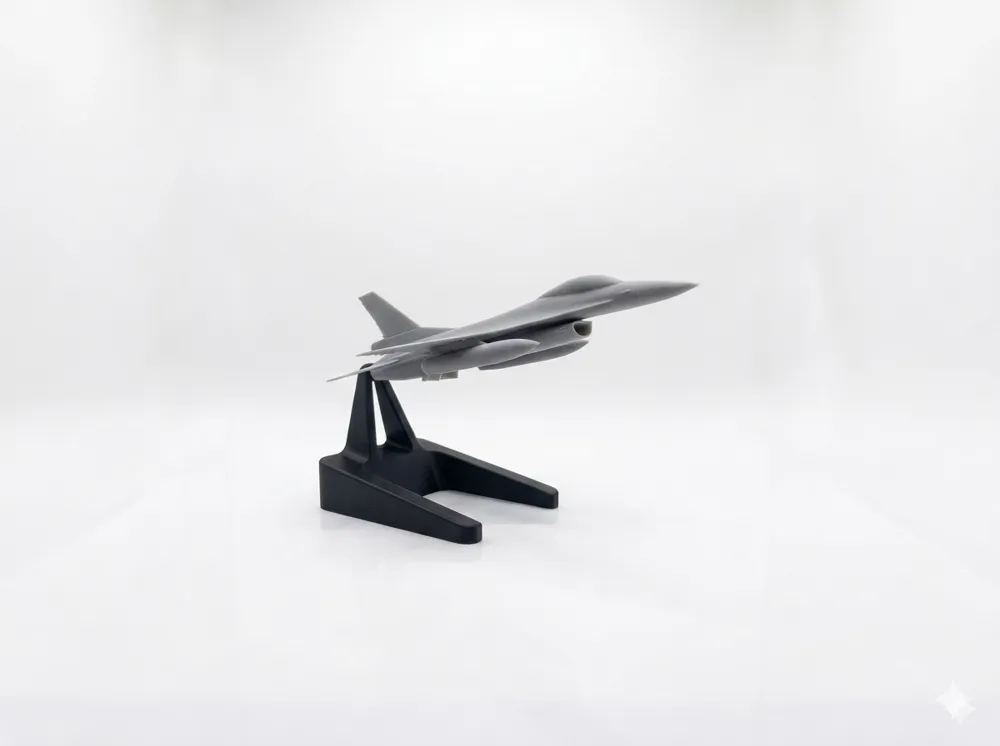 General Dynamics F-16 - with display stand - Free 3D Print Model ...