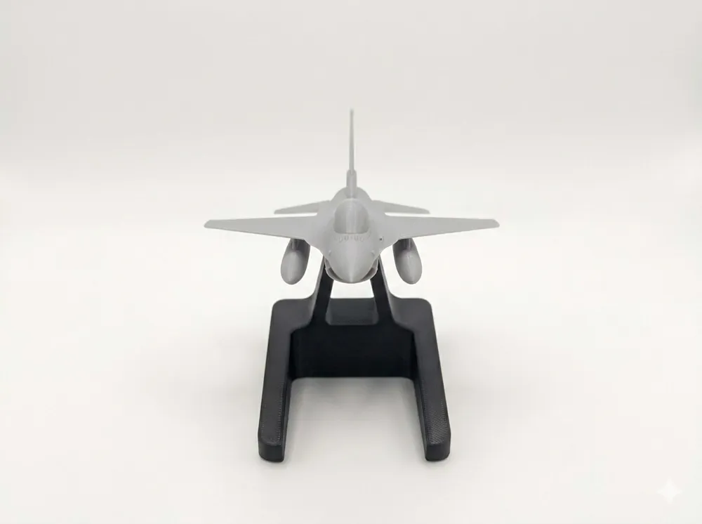 General Dynamics F-16 - with display stand - Free 3D Print Model ...