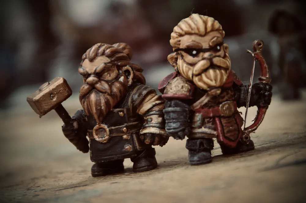 Dwarf Blacksmith Miniature – Thorin Ironhand | DnD by Redsing_ART ...