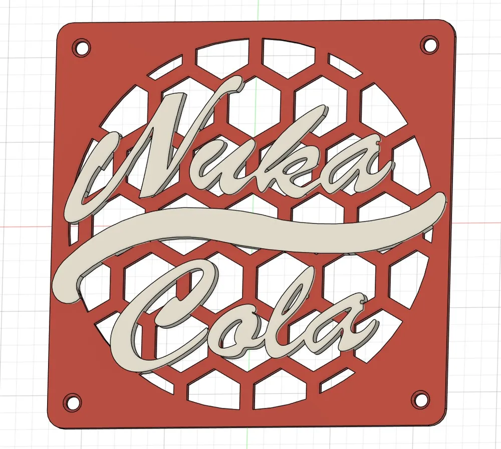 Nuka Cola Fan Cover 120mm by Martin - MakerWorld