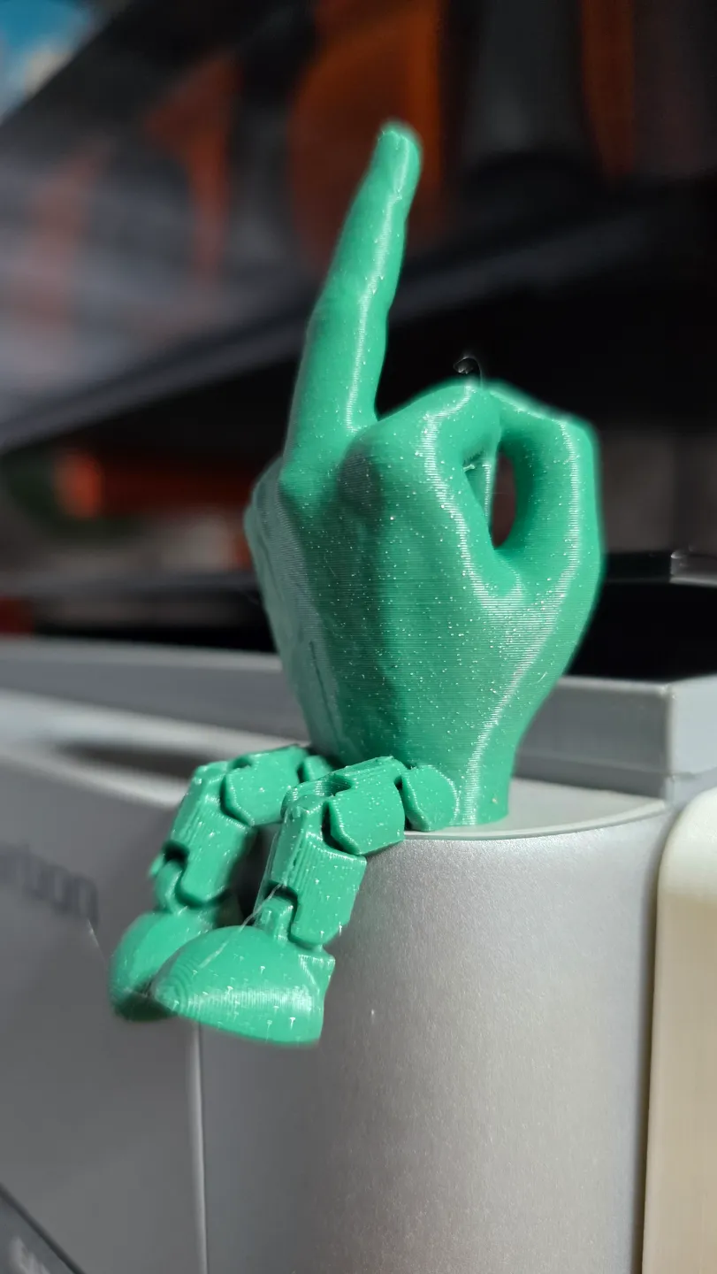 Articulated Middle Finger Flexible Legs - Free 3D Print Model - MakerWorld
