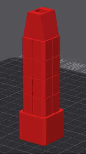 Single lever wall switch - minecraft by RM Engineering MakerWorld: Download Free 3D Models