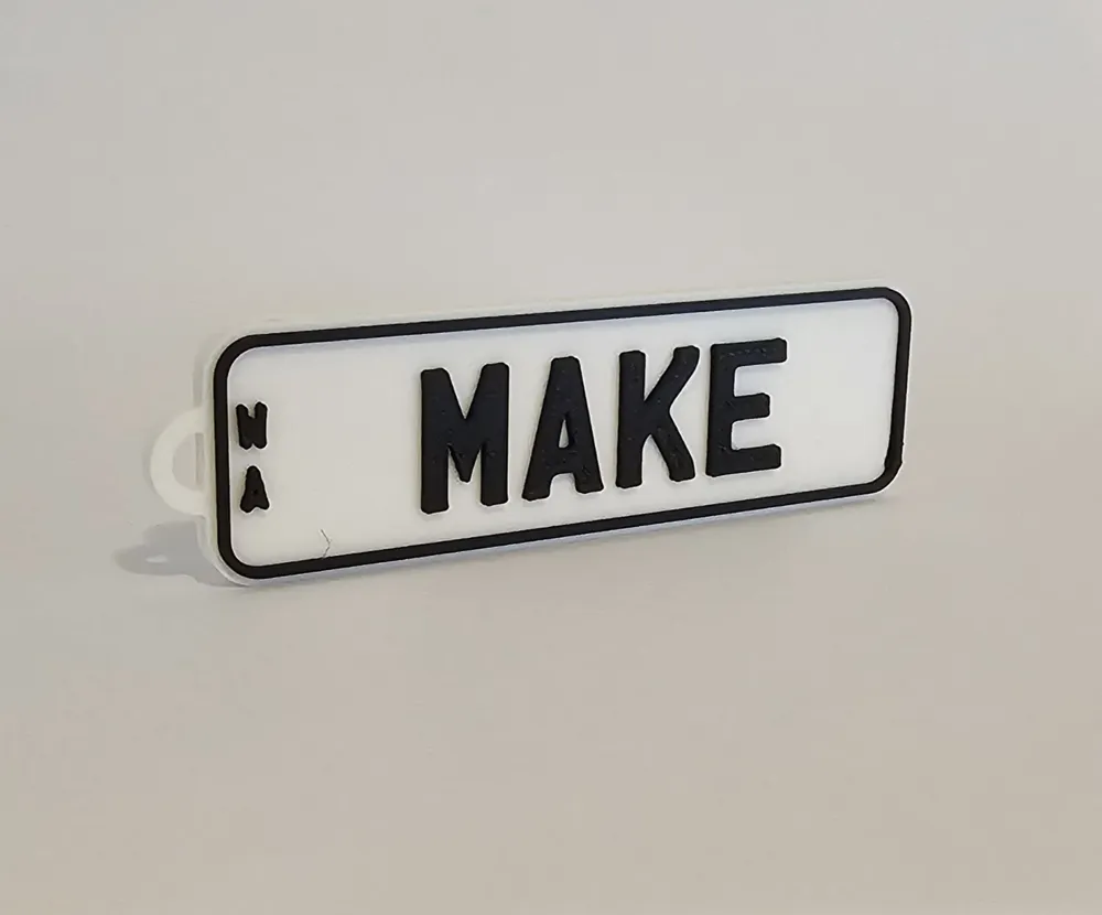 Key Chain Key Tags Number Plate Name - Free 3D Print Model - MakerWorld