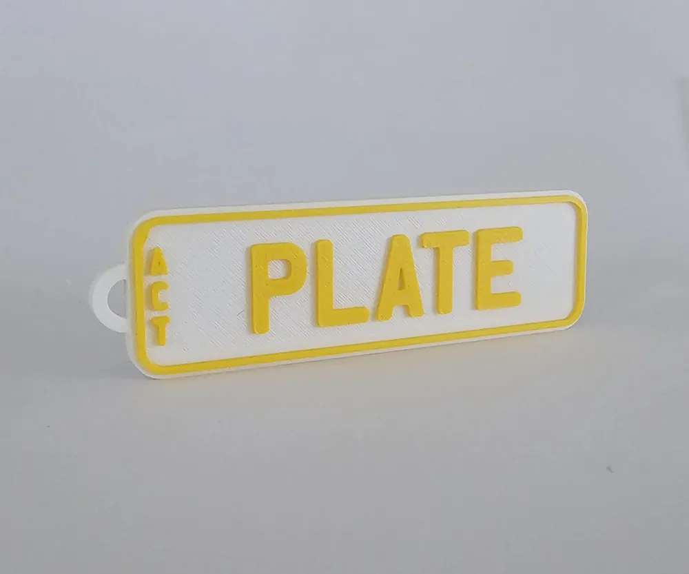 Key Chain Key Tags Number Plate Name - Free 3D Print Model - MakerWorld
