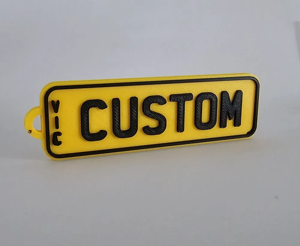 Key Chain Key Tags Number Plate Name - Free 3D Print Model - MakerWorld