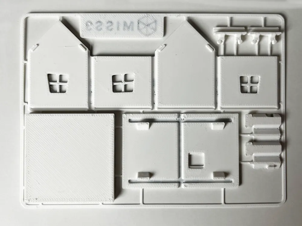 Tiny foldable cartoon house kit card by Printednest MakerWorld ...