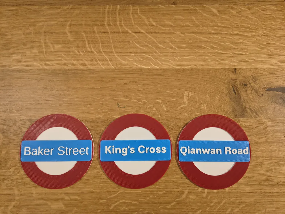 London Tube Station Sign Generator – Parametric - Free 3D Print Model ...