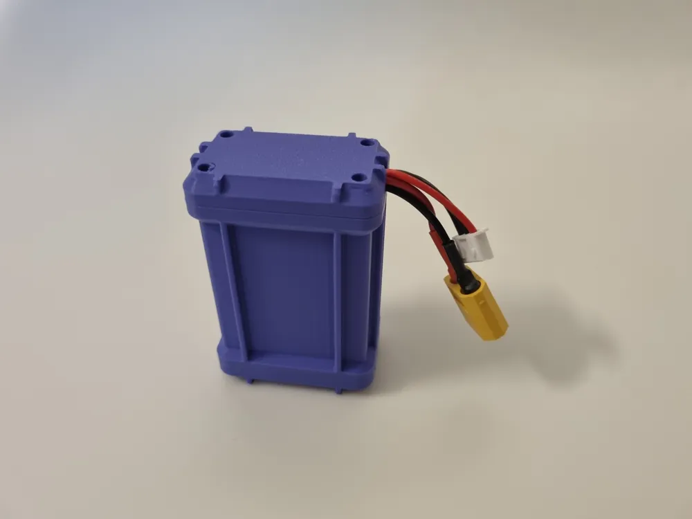 Rugged box 18650 battery 2s1p - Free 3D Print Model - MakerWorld