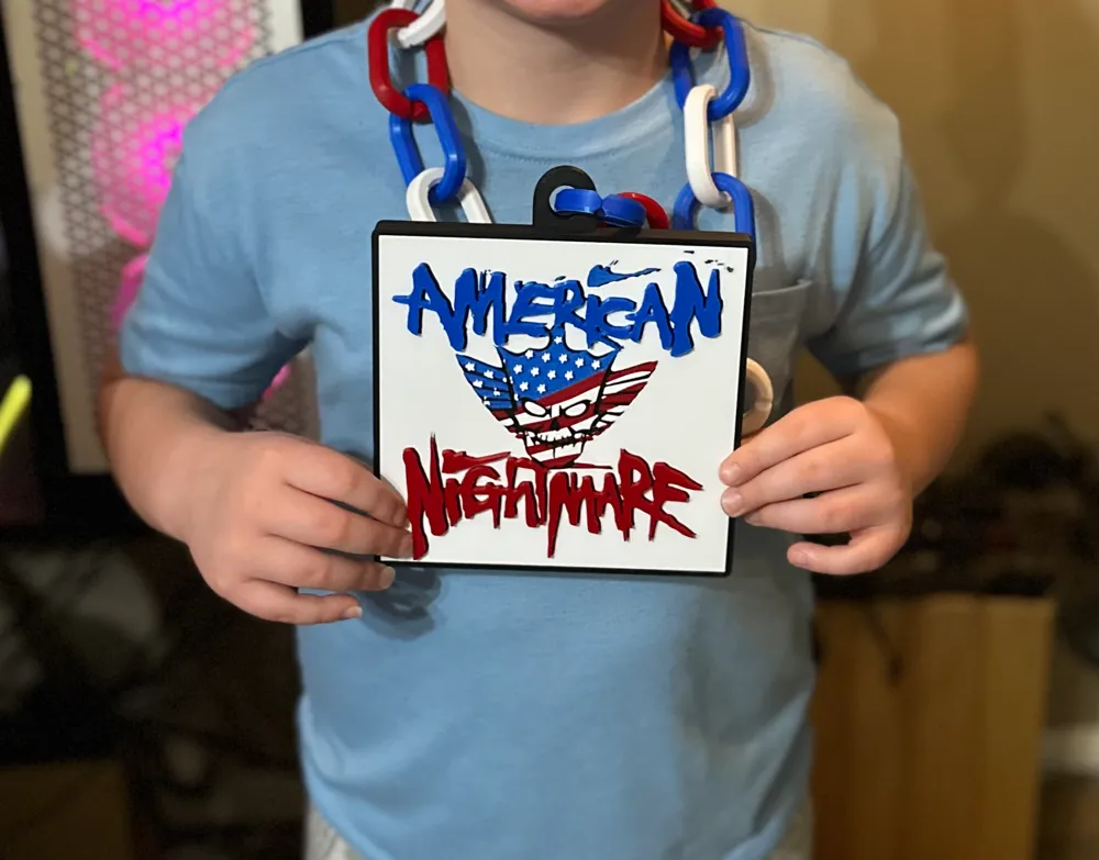 WWE Cody Rhodes American Nightmare Oversized Logo by Hamilton’s Custom ...