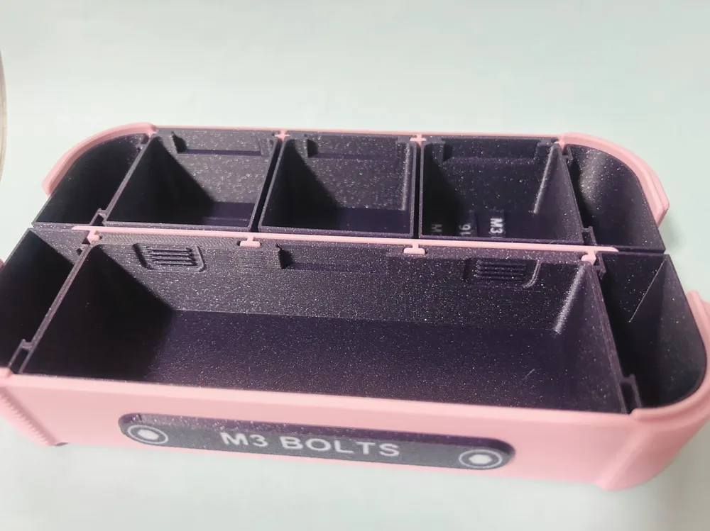 Horizontal Case for Parts Storage Stackable Box by miel - MakerWorld