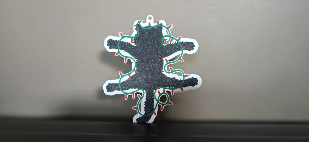 Christmas Vacation - Fried Cat Ornament - Free 3D Print Model - MakerWorld
