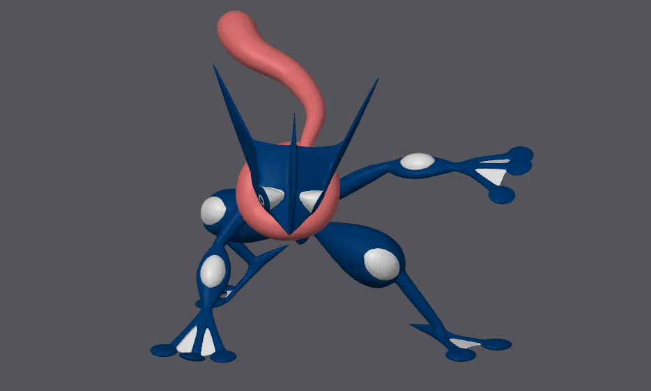 Greninja by Pacobart - MakerWorld