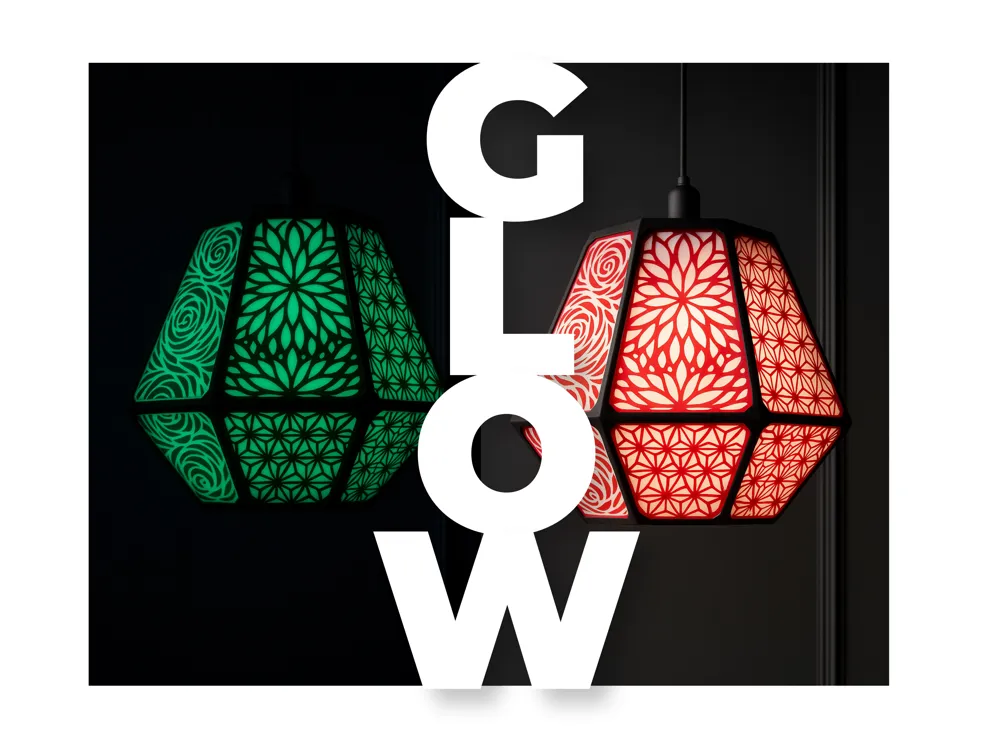 Poly-Glow Shade V1 - Free 3D Print Model - MakerWorld