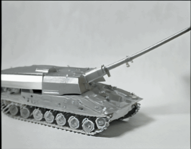 Advanced US Self-Propelled Artillery System Crusader XM2001 Tank Model ...
