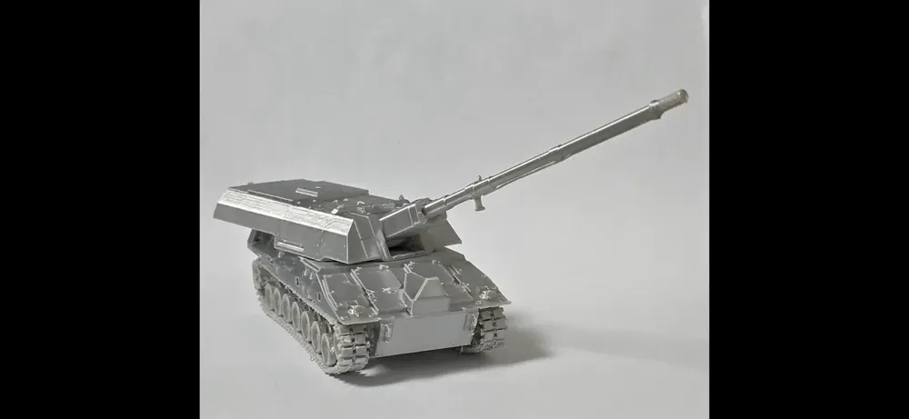 Advanced US Self-Propelled Artillery System Crusader XM2001 Tank Model ...