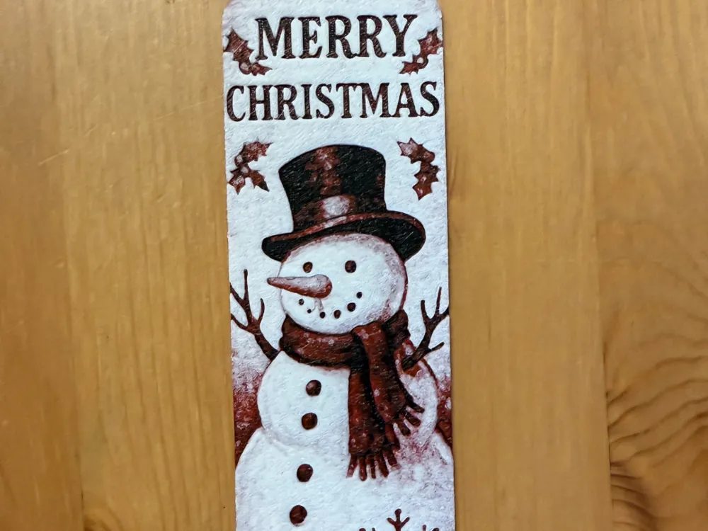 Merry Christmas Bookmark by Morganja MakerWorld: Download Free 3D Models