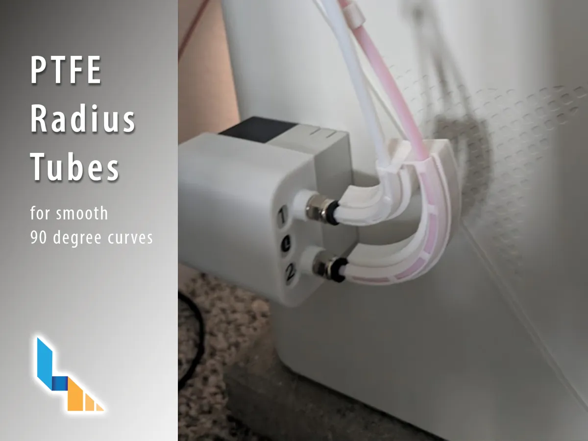 PTFE Radius tubes for 90 degree turns - Free 3D Print Model - MakerWorld