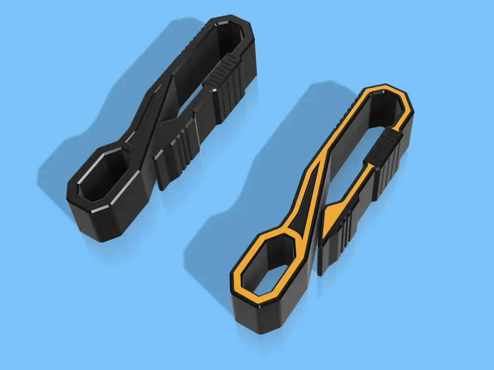DESIGN HANGER CLIP - FLEXABLE - Free 3D Print Model - MakerWorld