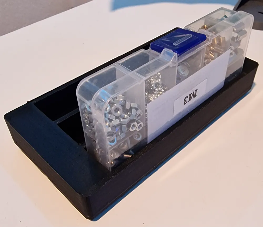 Gridfinity holder for small parts box by RyzerPhenix - MakerWorld