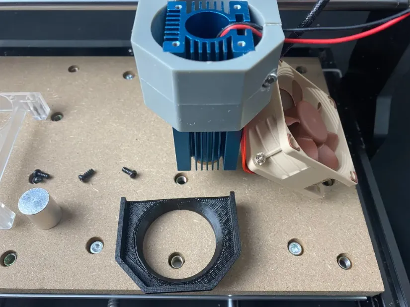3018 PRO CNC Laser FAN Upgrade 30->40 mm by hardwarepoint - MakerWorld