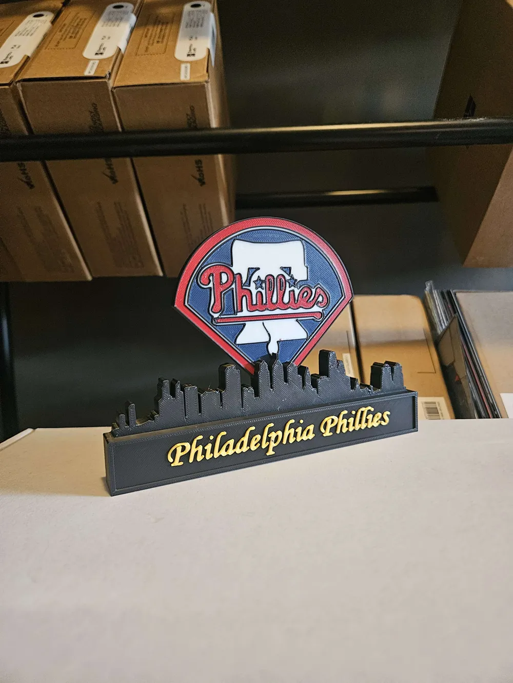 Philadelphia phillies with skyline of philadelphia by Jessie_3d_art ...