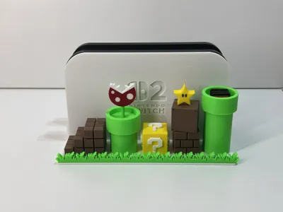 Nintendo Switch 2 Docking Station - Super Mario by RedSamy MakerWorld ...