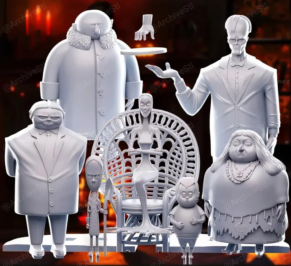 Addams family complete by Bimguriri - MakerWorld