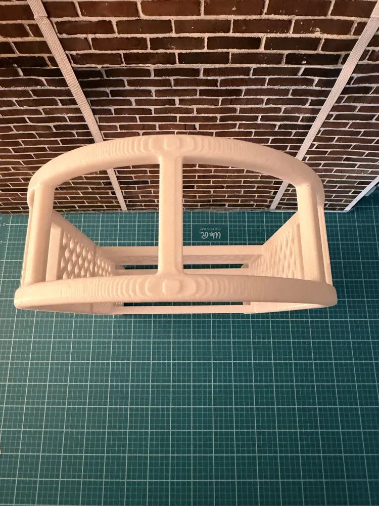 Garden Bench with arched Trellis - Free 3D Print Model - MakerWorld