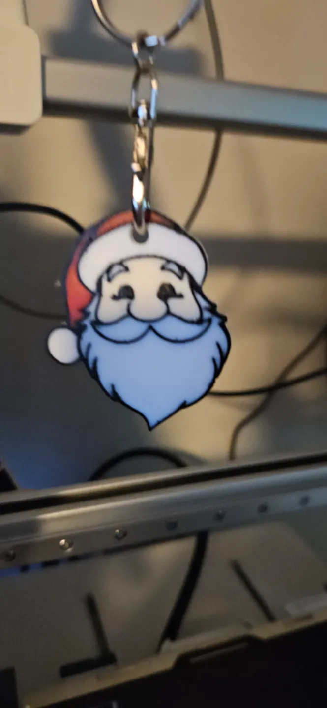 Santa key chain by Simple£D - MakerWorld