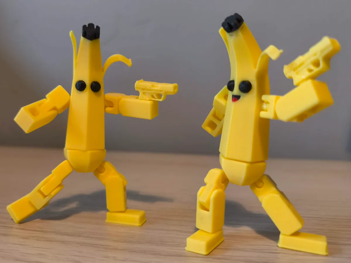 Peely - Figura Articolata in Stile Voxel di Fortnite - Free 3D Print ...