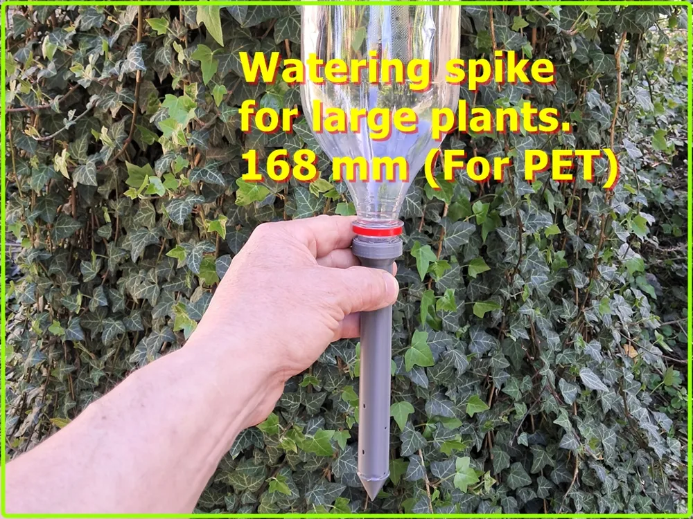Watering spike for large plants. - Free 3D Print Model - MakerWorld