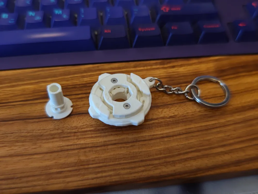 Beyblade X 4-60 Ratchet Keychain Remixed by BabiYagi MakerWorld ...