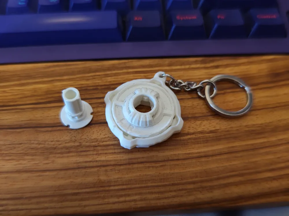 Beyblade X 4-60 Ratchet Keychain Remixed by BabiYagi MakerWorld ...