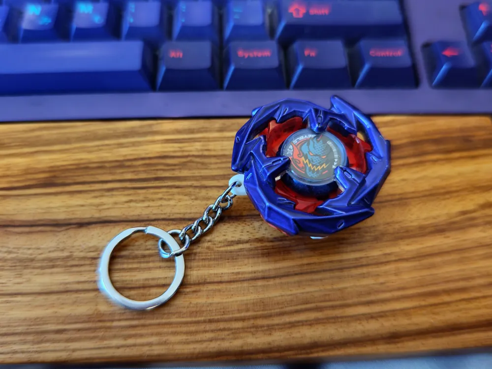 Beyblade X 4-60 Ratchet Keychain Remixed by BabiYagi MakerWorld ...