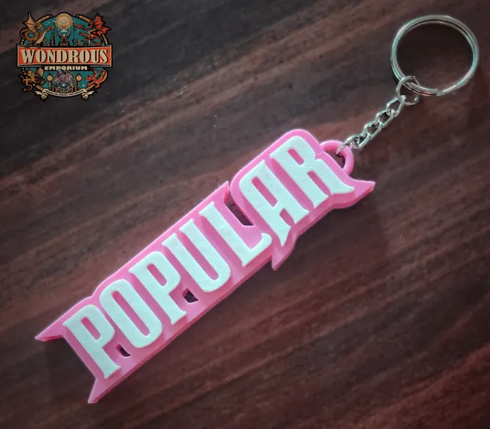 Popular keychain inspired by Wicked by Rob - MakerWorld