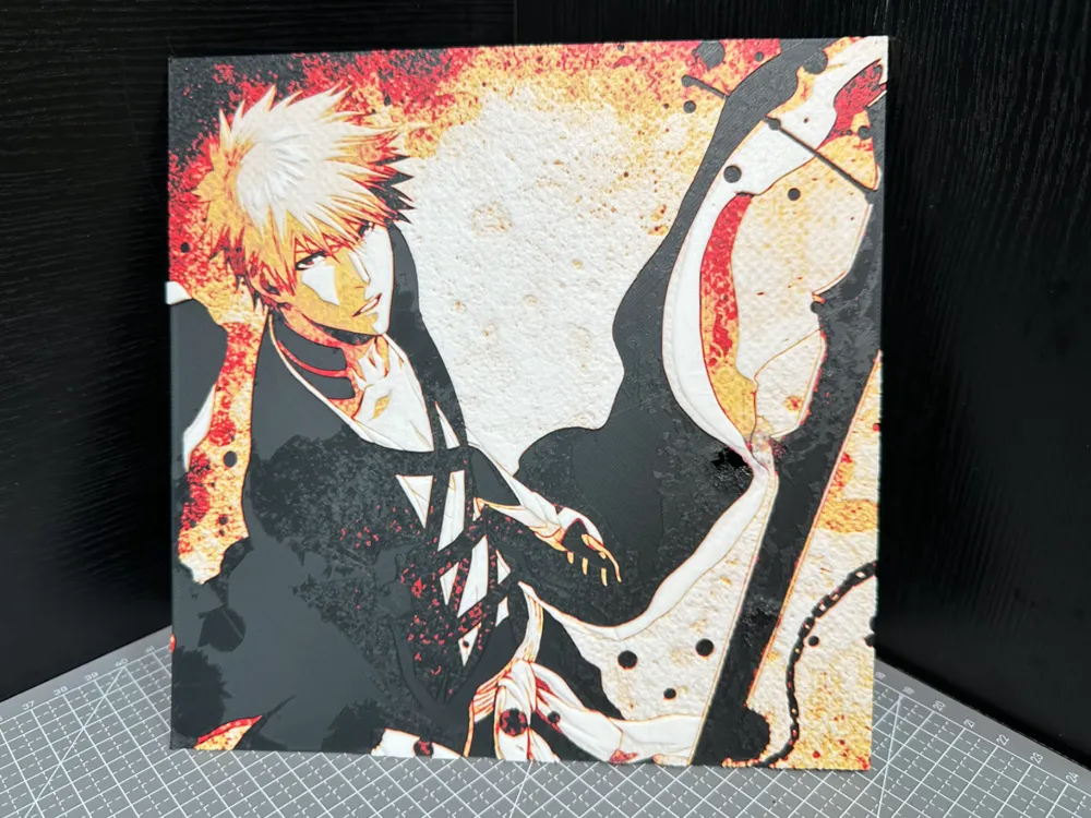 Hueforge_BLEACH_Kurosaki Ichigo by TerryCreation MakerWorld: Download ...