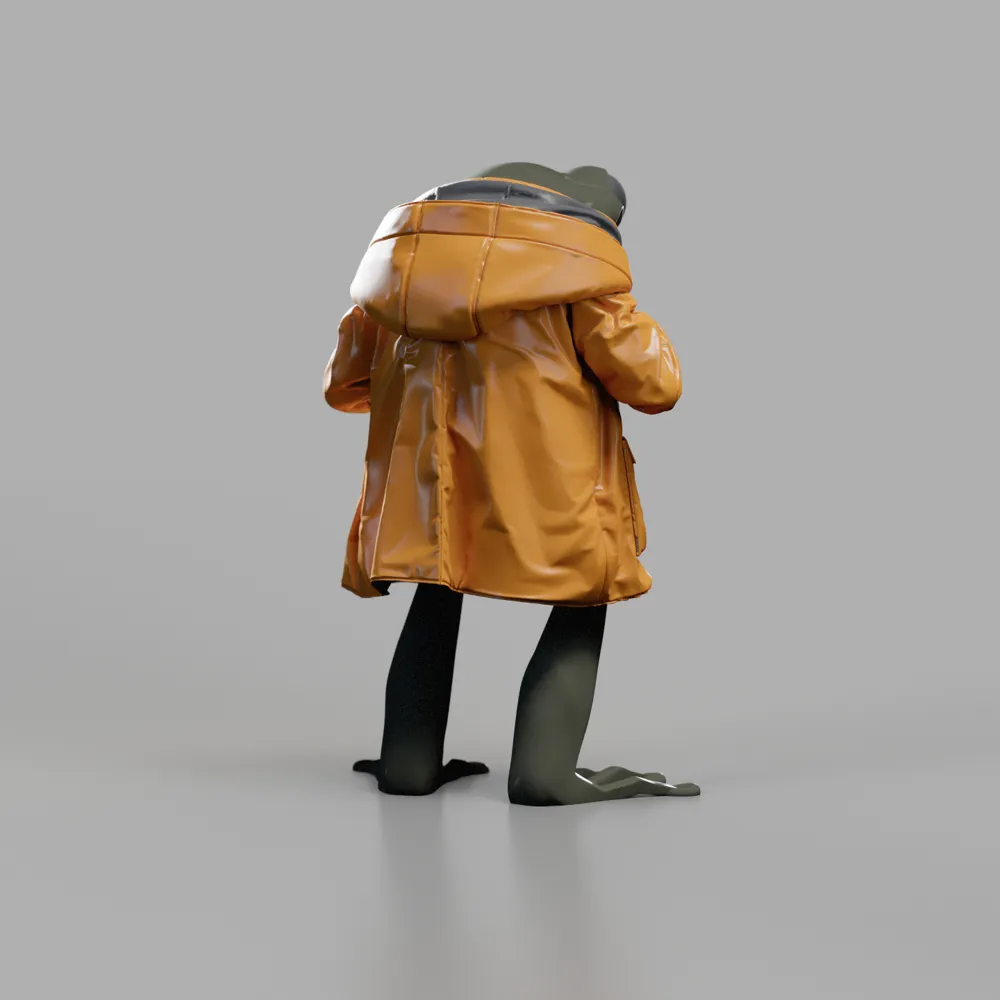 Rain Coat Frog by Fenn - MakerWorld