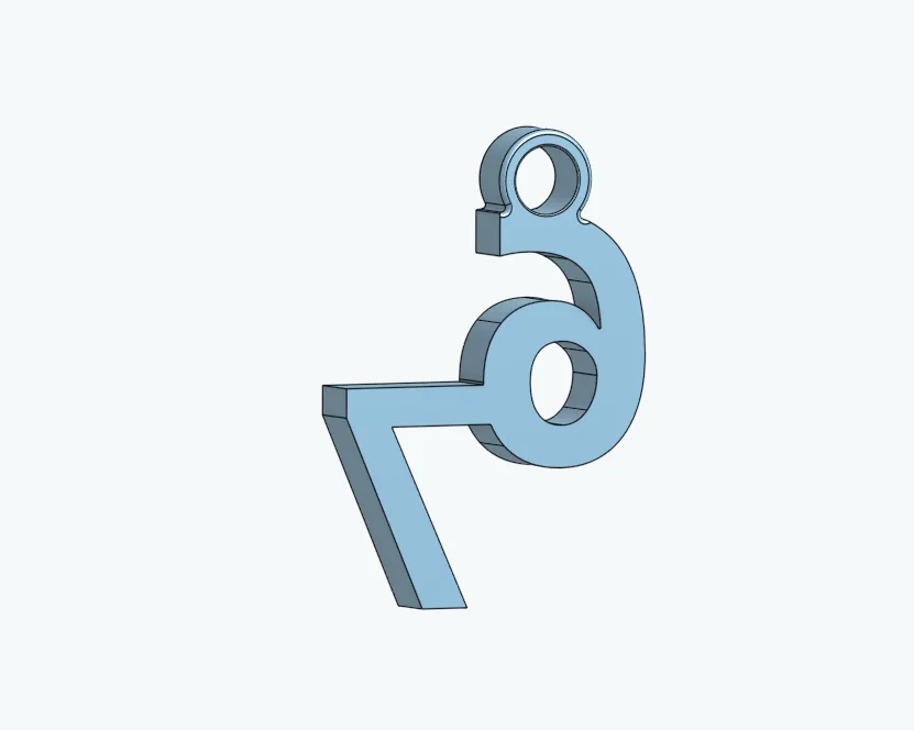 67 Pendant / Necklace Charm (67 Drip) - Free 3D Print Model - MakerWorld