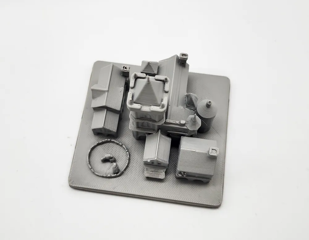 Town Square Miniature - No Supports by Triple G Workshop - MakerWorld