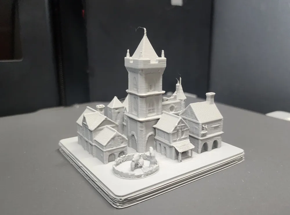 Town Square Miniature - No Supports by Triple G Workshop - MakerWorld