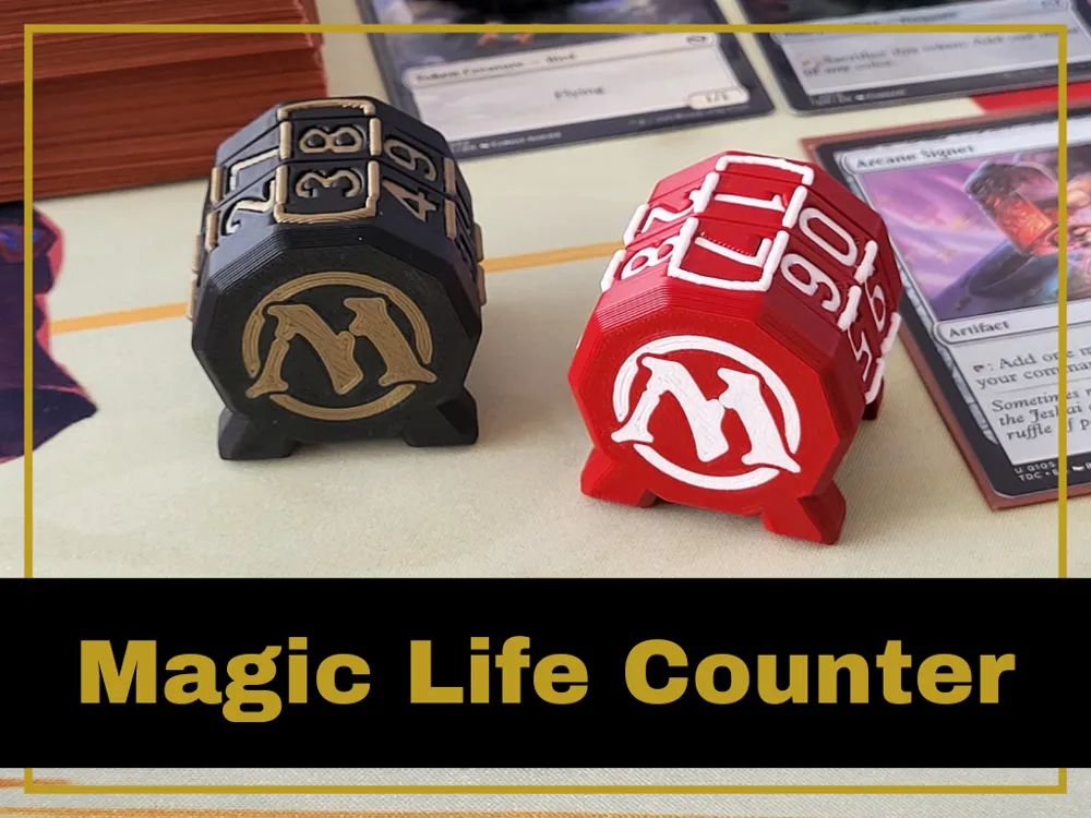 Life Counter | MTG - Free 3D Print Model - MakerWorld