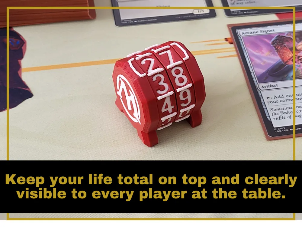 Life Counter | MTG - Free 3D Print Model - MakerWorld