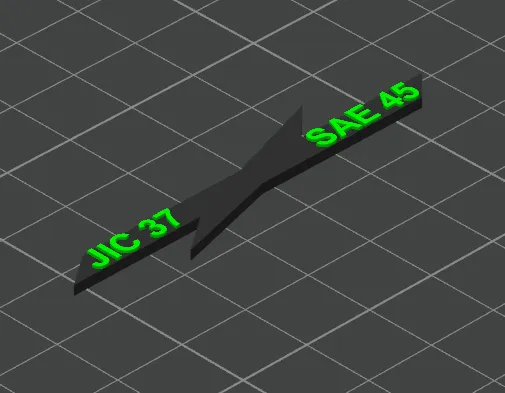 SAE and JIC seat angle gauge by Printed Learning MakerWorld: Download ...