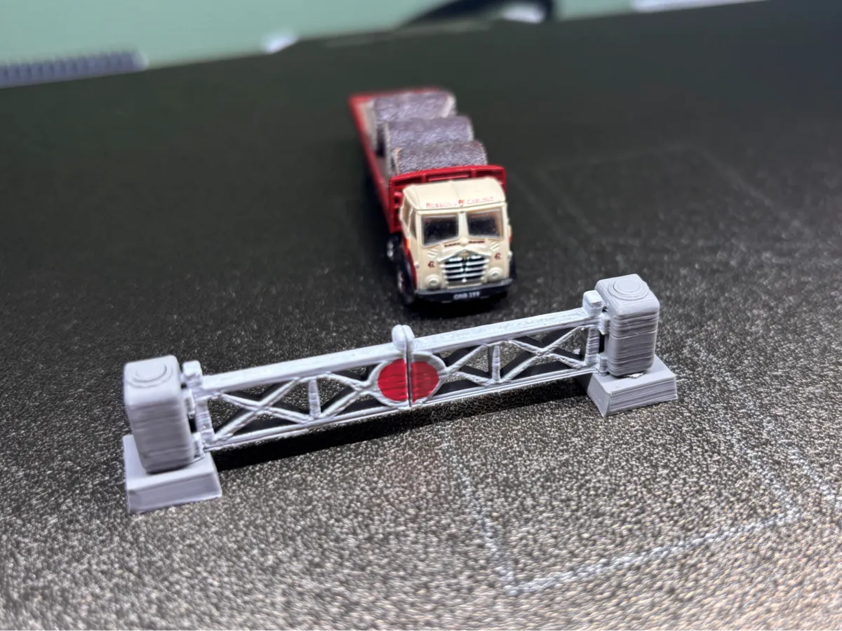 N-Maßstab / Spur Bahnübergang (Modelleisenbahn) – Kostenloses 3D ...