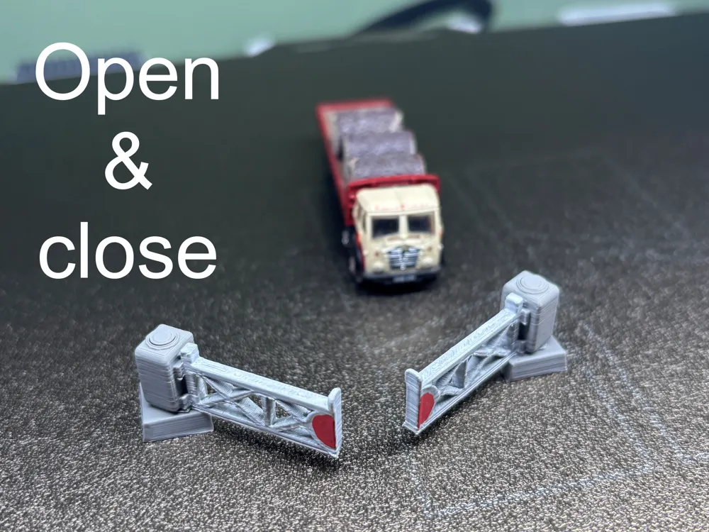 N-Maßstab / Spur Bahnübergang (Modelleisenbahn) – Kostenloses 3D ...