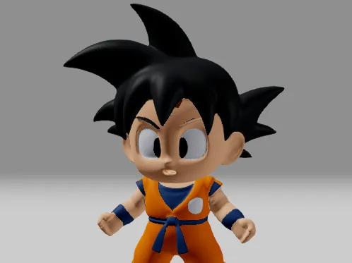 Goku mini by Fu MakerWorld: Download Free 3D Models
