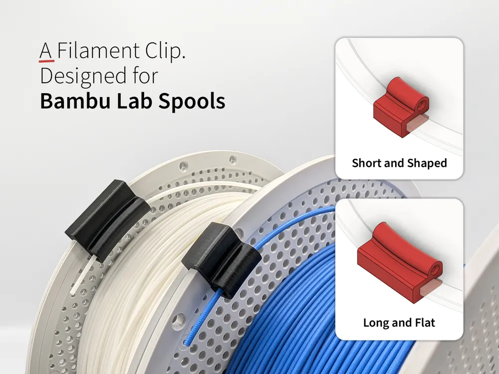 Filament Clip for Bambu Lab Spools by Benjamin Kott MakerWorld ...